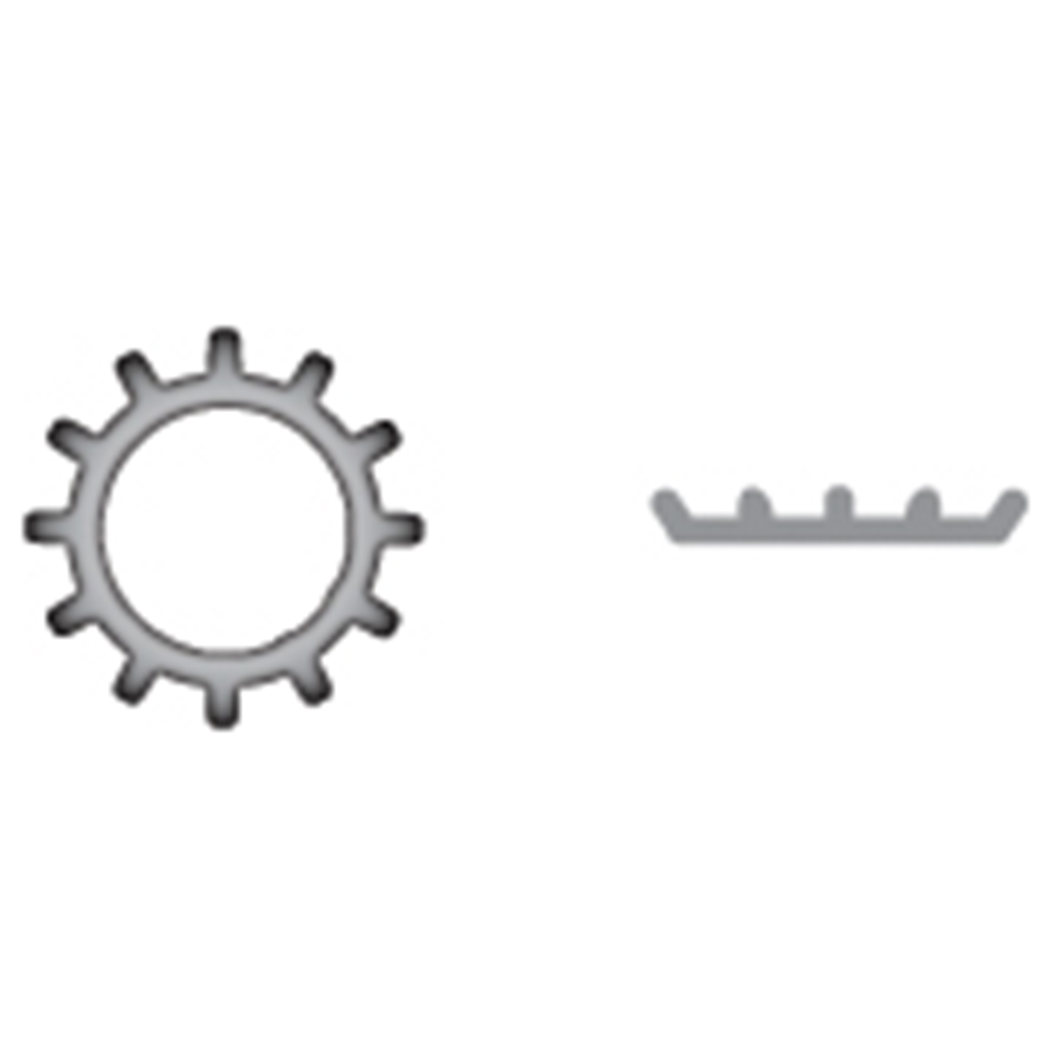 FASCO FASTENER #4 Stainless Steel External Tooth Lock Washers, 100-Pack