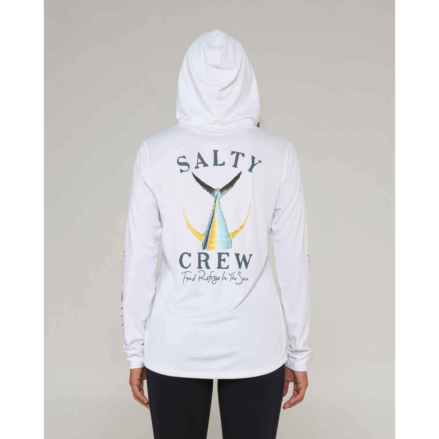 SALTY CREW Women's Tailed Hooded Sun Shirt