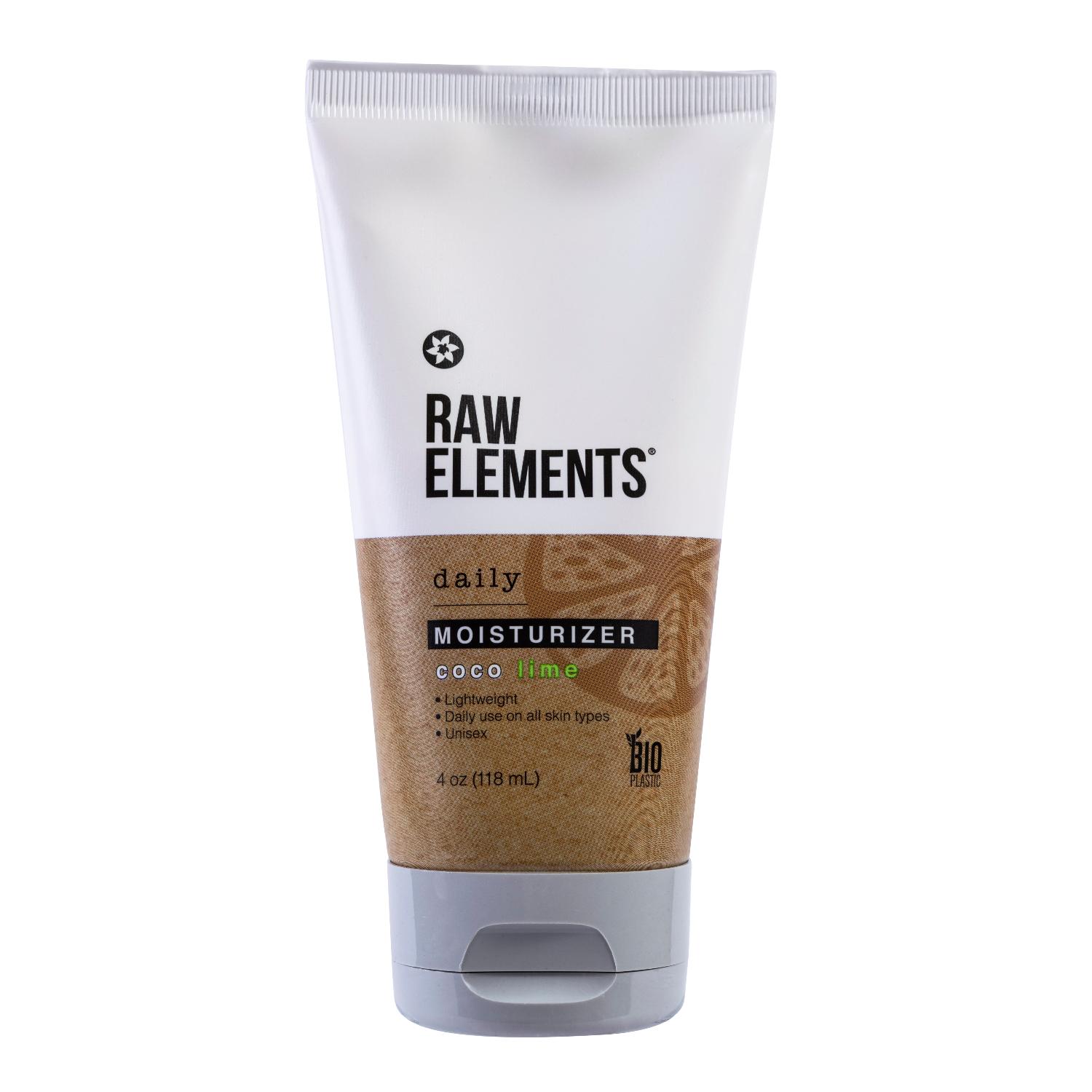 RAW ELEMENTS Daily Moisturizing Lotion, Coco Lime, 4 oz.
