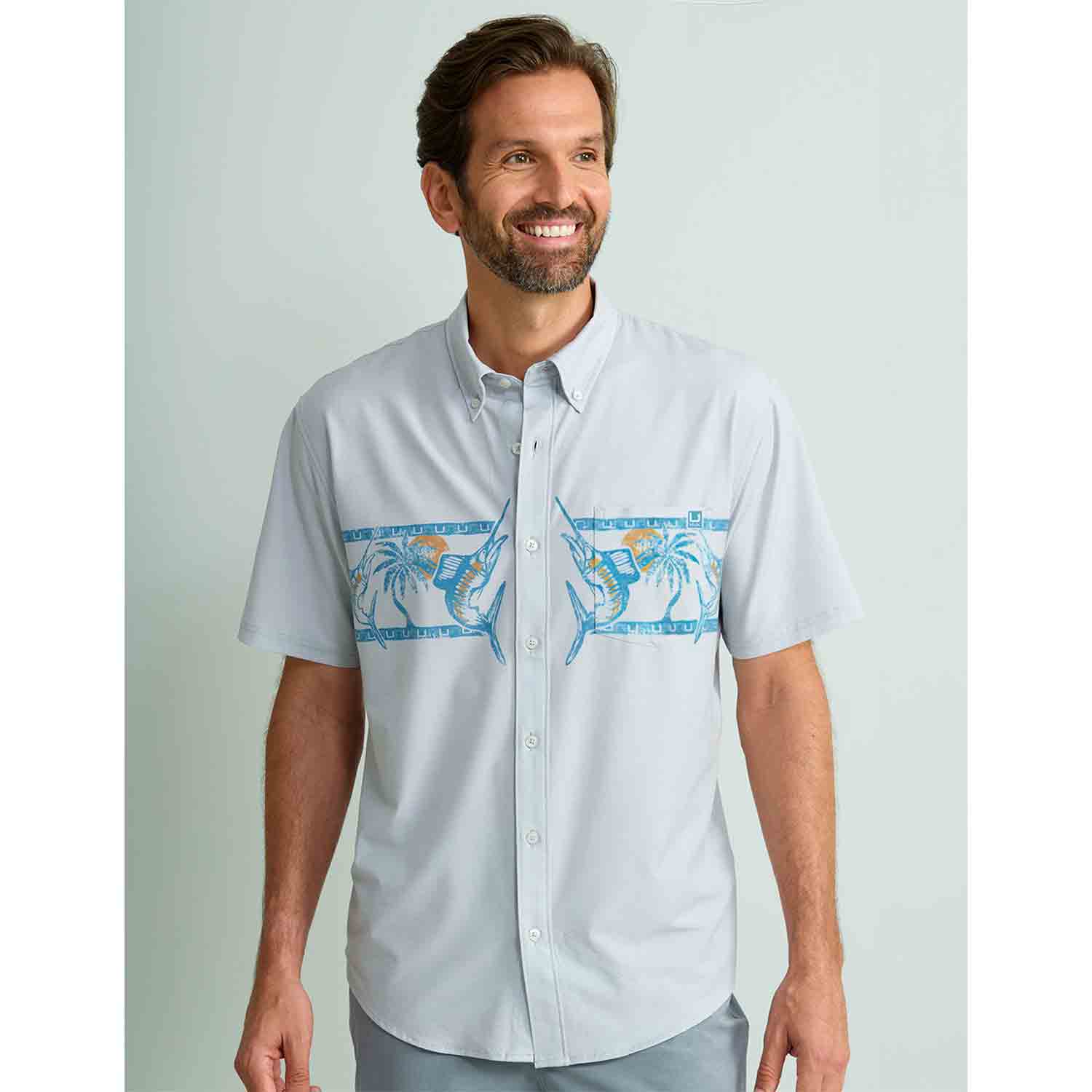 HUK Men's Kona Graphic Shirt