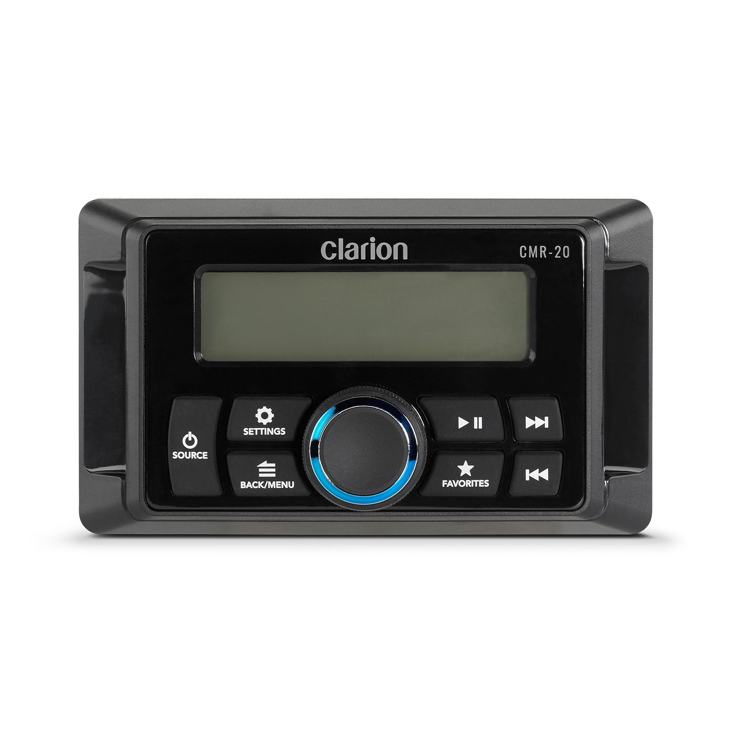 Clarion CMR‑20 Wired Marine Remote w/ 2.4″ LCD – IP67