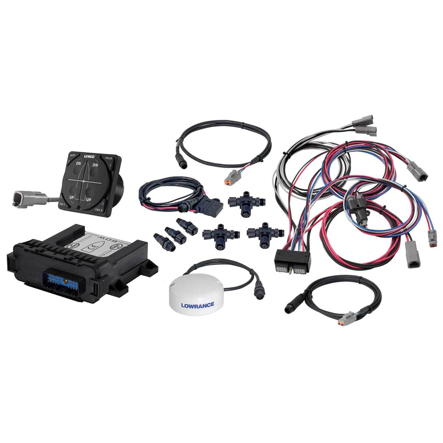 LENCO MARINE Auto Glide Single Actuator Trim Tab Control System