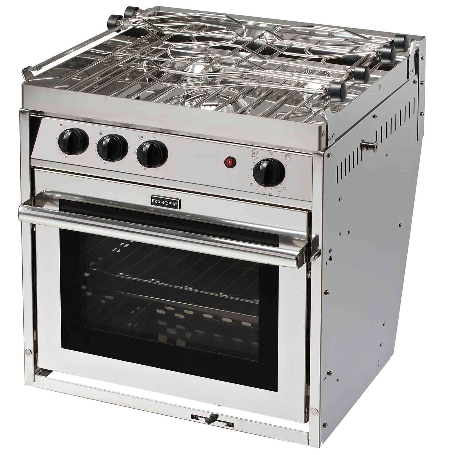 FORCE 10 Three-Burner American Standard Gimbaled Propane Range