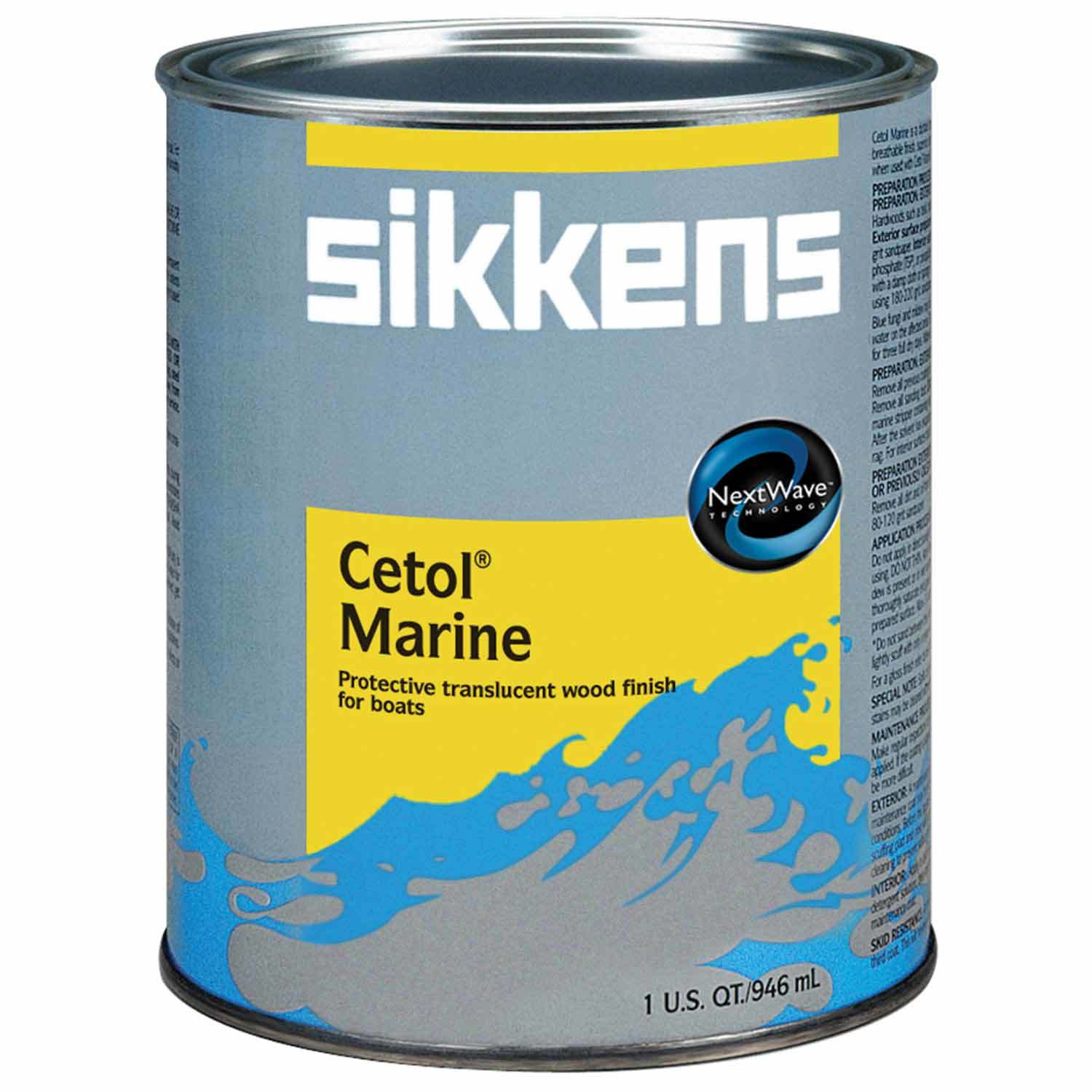 SIKKENS Cetol® Marine Satin Finish, "Marine" Color, Quart