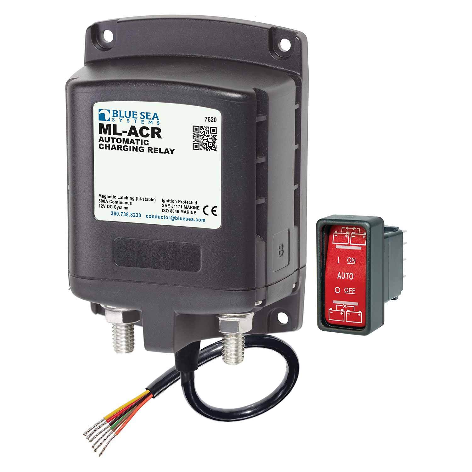 BLUE SEA SYSTEMS ML-Series Heavy Duty Automatic Charging Relay