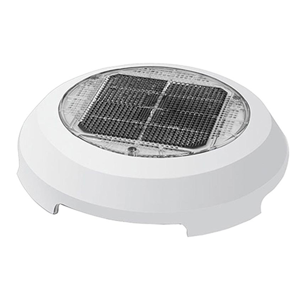 MARINCO 3" White Plastic Solar Powered Nicro Vent
