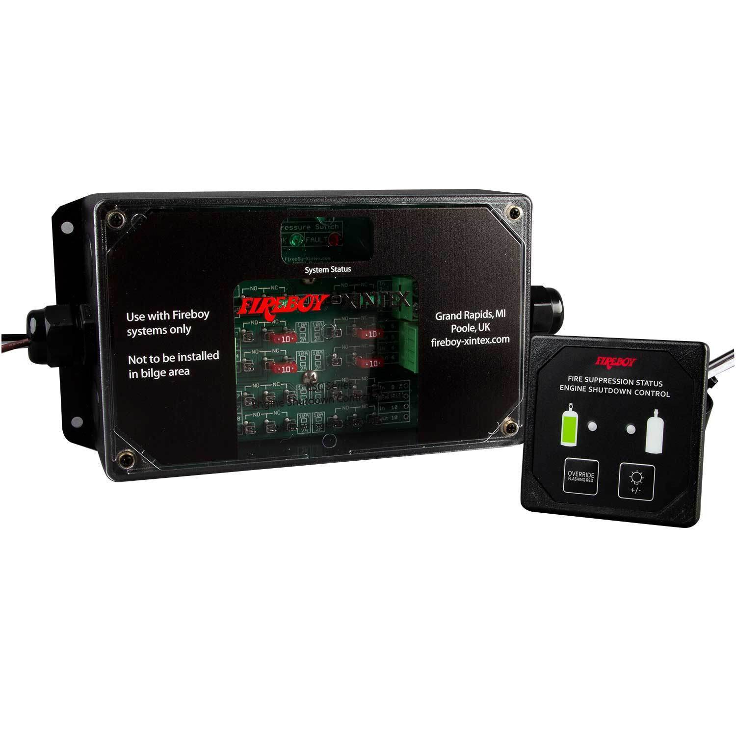 FIREBOY-XINTEX ESC 10-Circuit Automatic Engine Shutdown System, 8-10 Amp