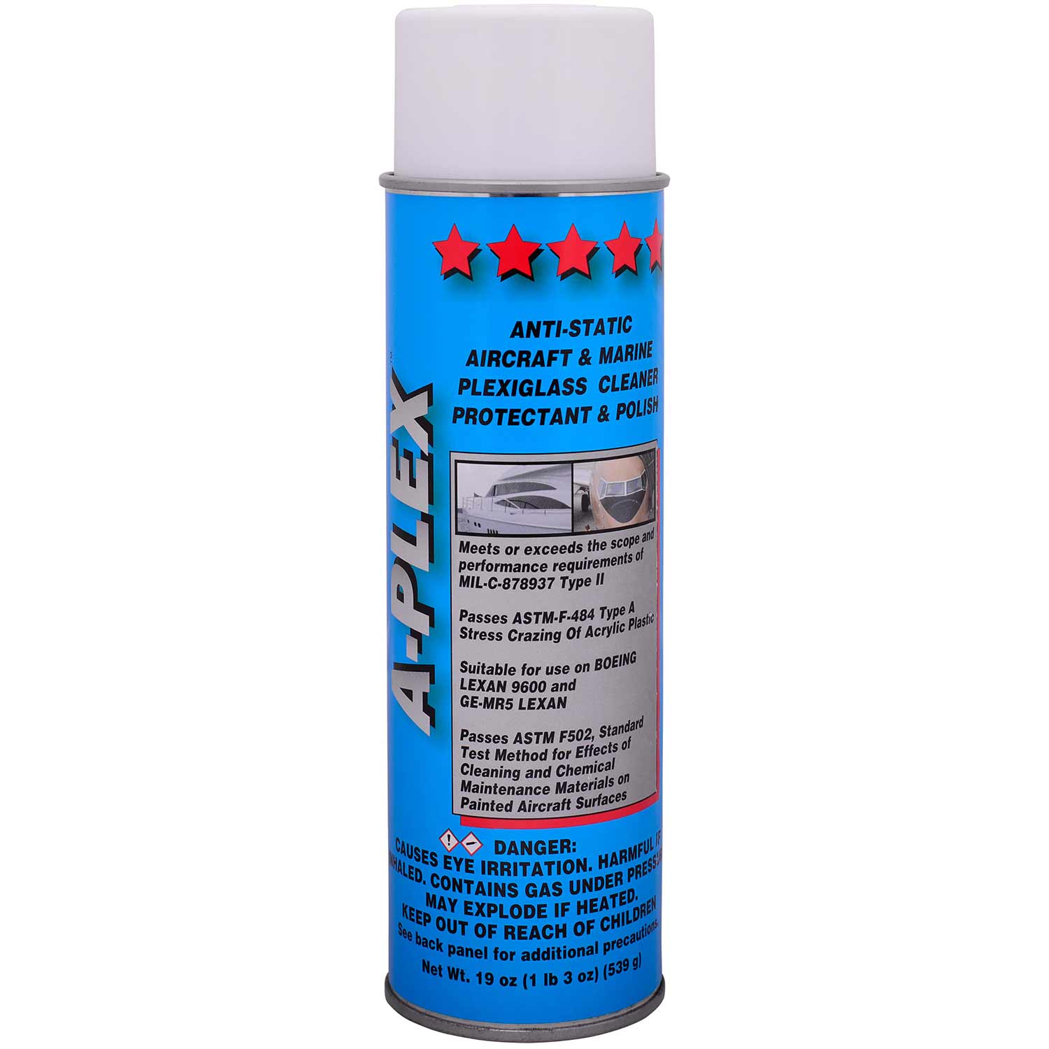 CORROSION-X A-Plex Plexiglas, Acrylic & Eisenglass Cleaner & Polish, 19 oz.
