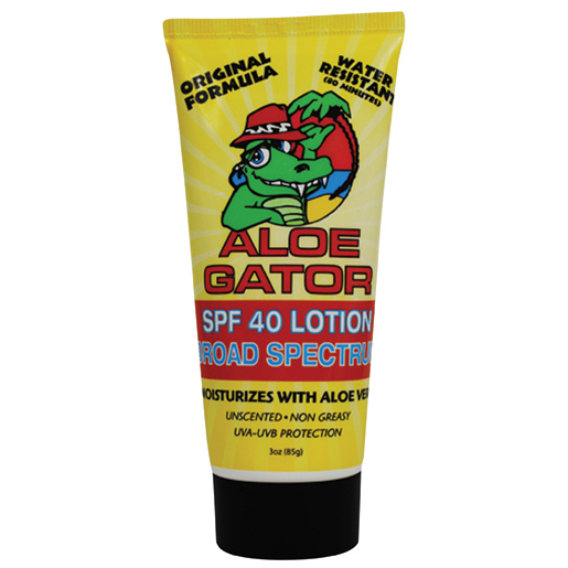 ALOE GATOR SPF 40 Aloe Sunscreen Lotion, 3oz.