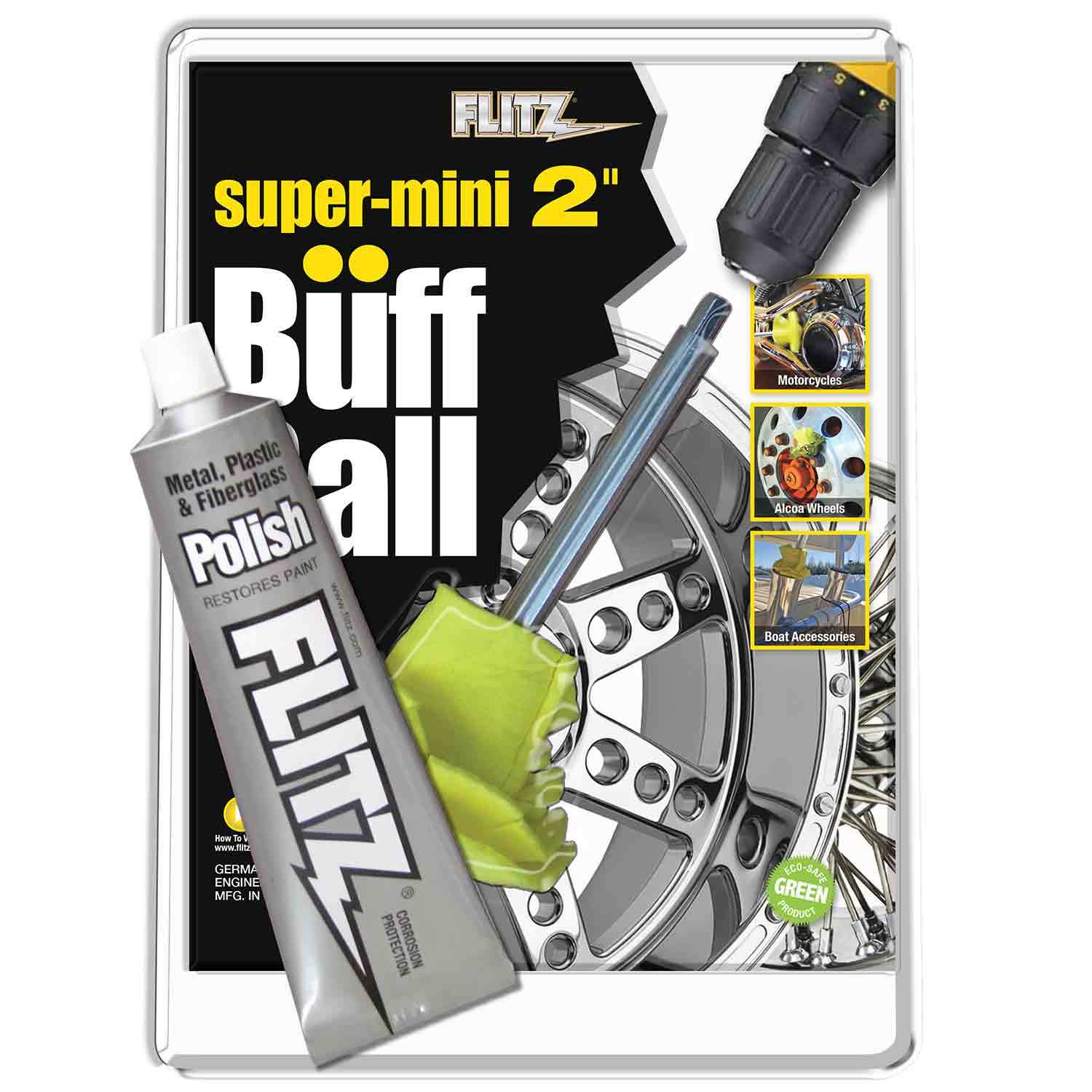 FLITZ 2” Super-Mini Yellow Buff Ball | West Marine