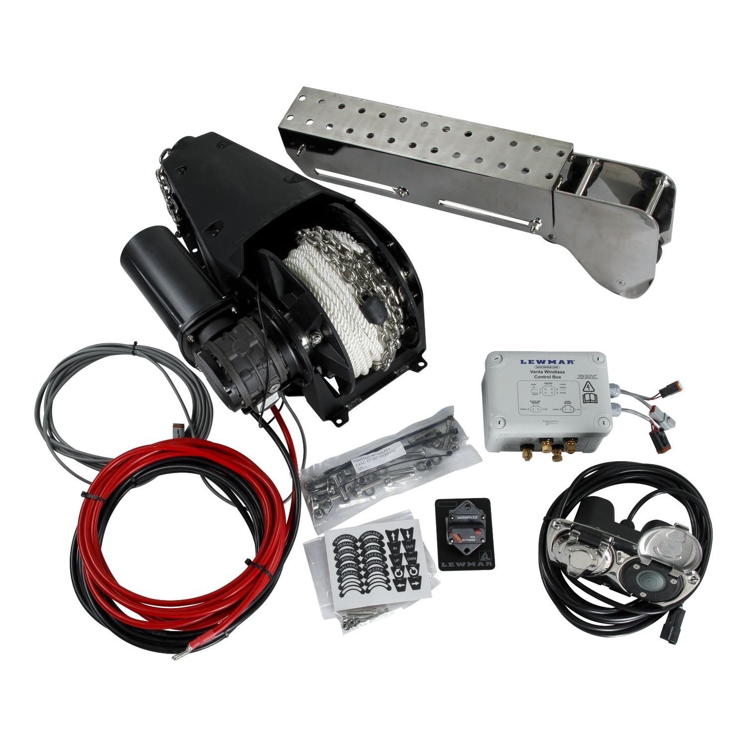 LEWMAR Venta Kit, Extending Bow Roller