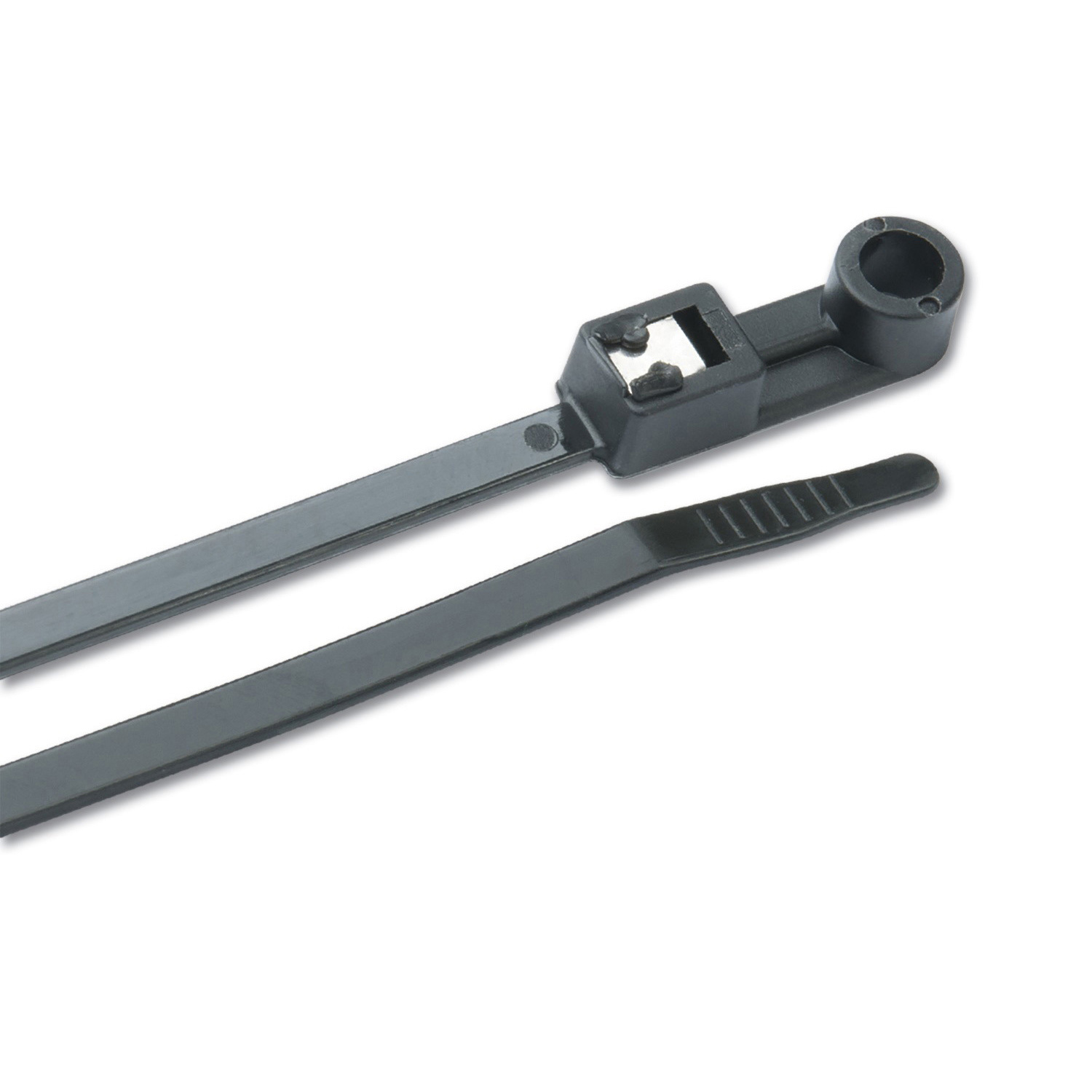 ANCOR 14" Black Mounting Self-Cutting Cable Ties, 20-Pack
