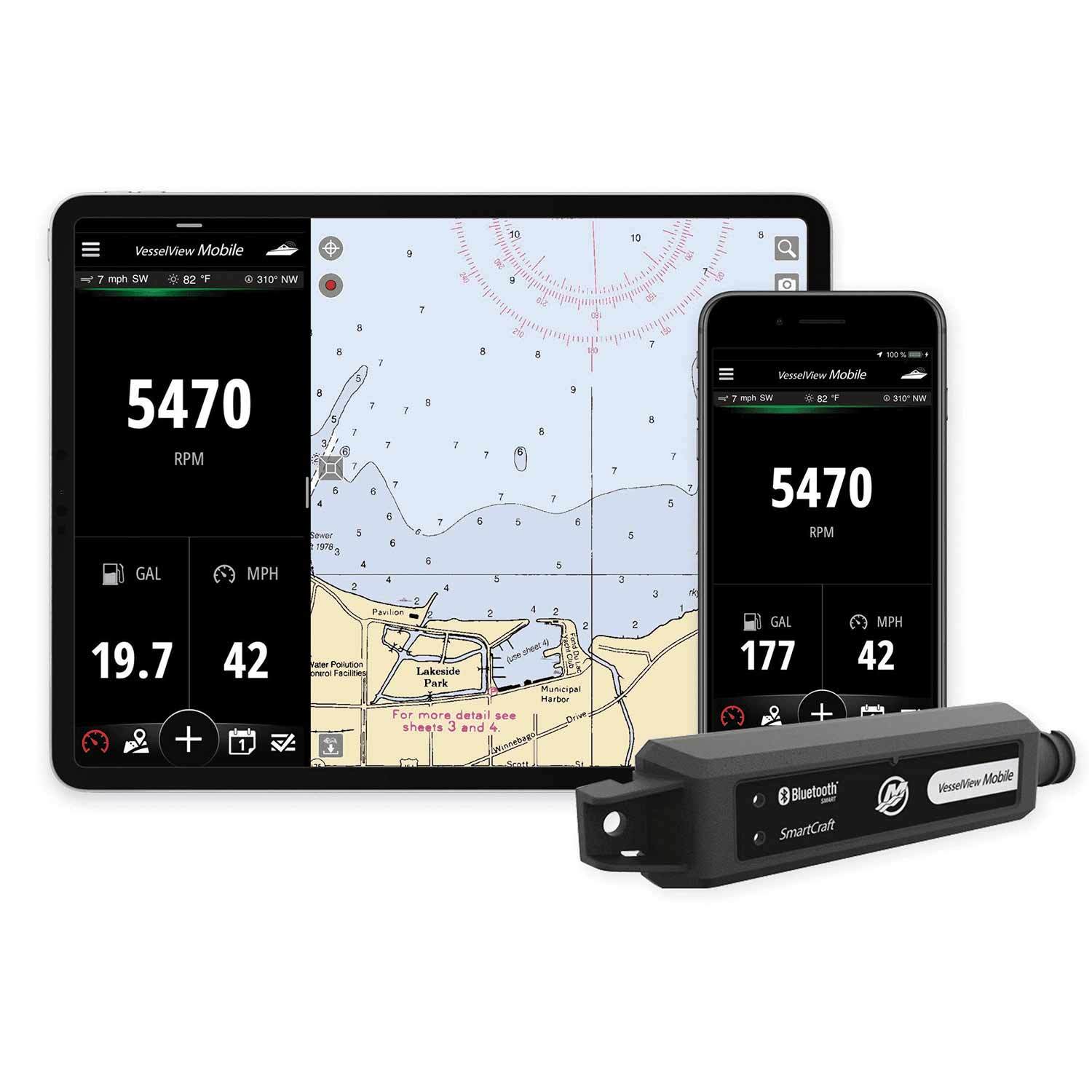 MERCURY MARINE VesselView Mobile Monitoring with Bluetooth