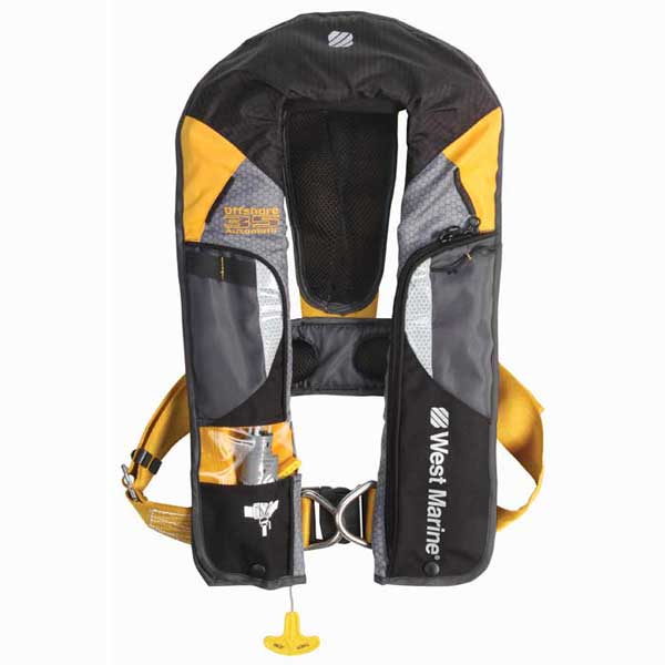 WEST MARINE Offshore Manual Inflatable Life Jacket with Harness