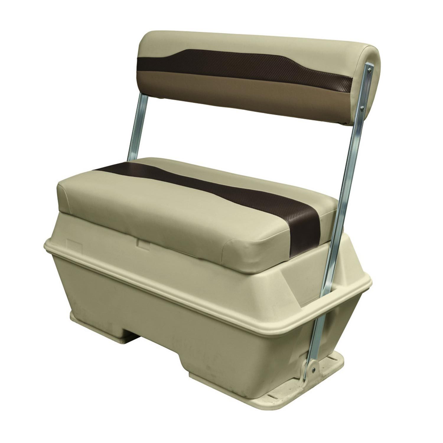 WISE SEATING Flip-Flop with 70qt. Cooler, Mocha Java/Cuddy Cafe ...