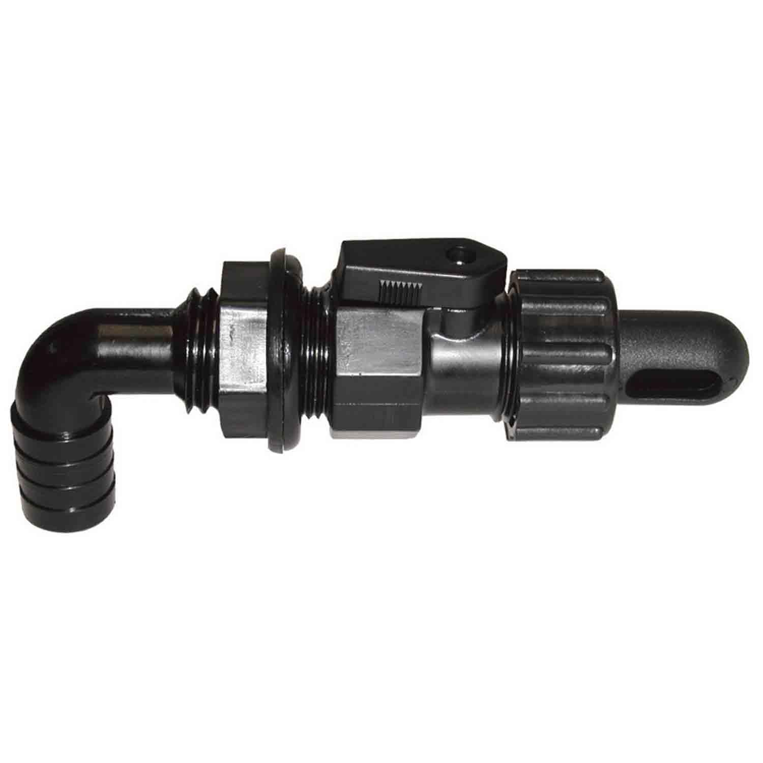 SEAFIT Aerator Spray Head / Wash Down Combo Fitting - 90° - Black