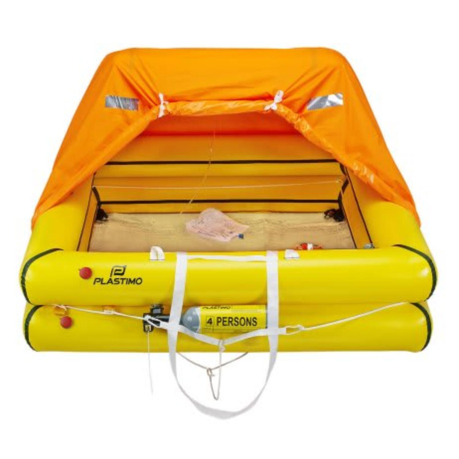 PLASTIMO Cruiser ORC Plus 4 Person Life Raft Canister