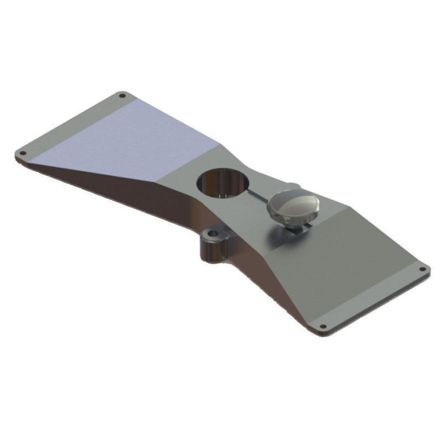 TACO MARINE TABLE SUPPORT, 2-STAGE FITS 76MM SILVER POWDER