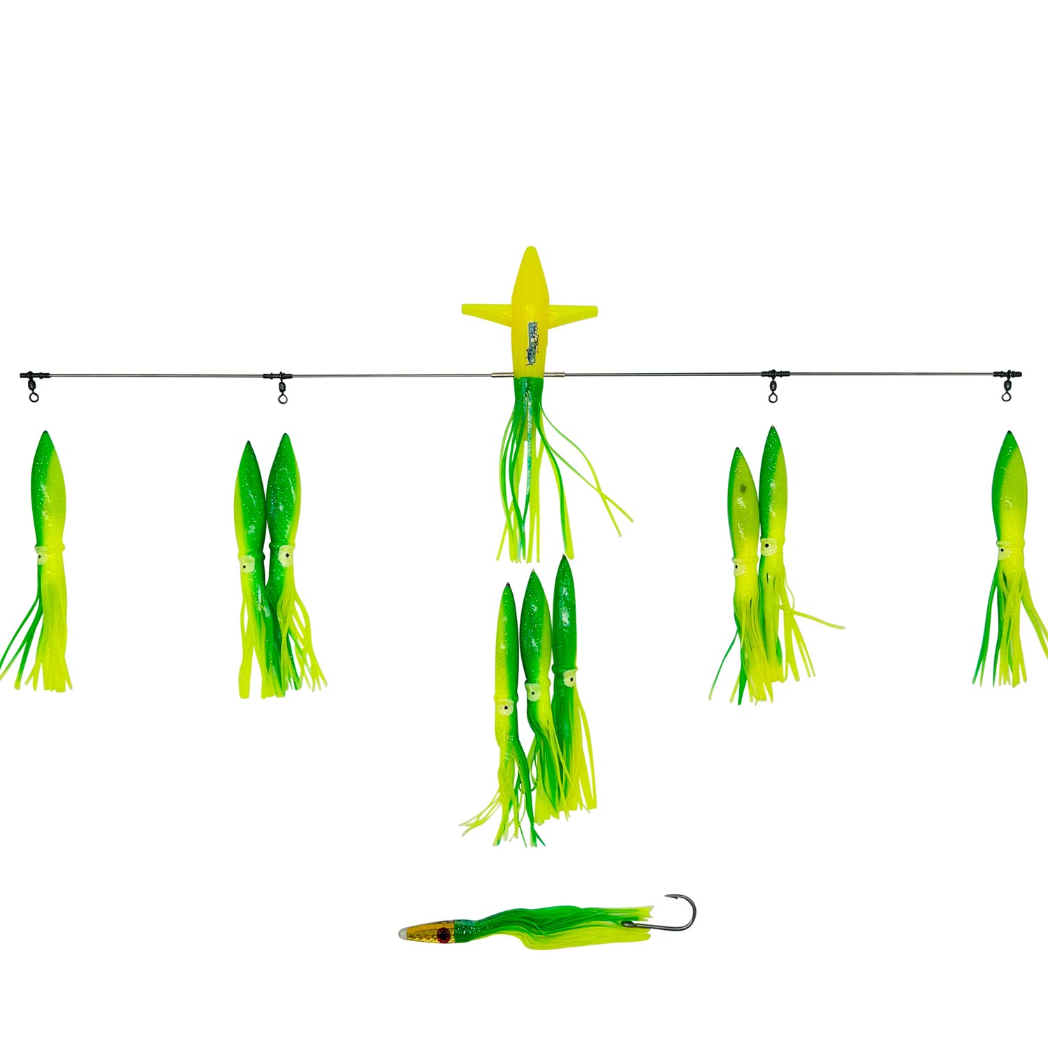 CHATTER LURES 36" Splash Bar 9" Bulb Squid