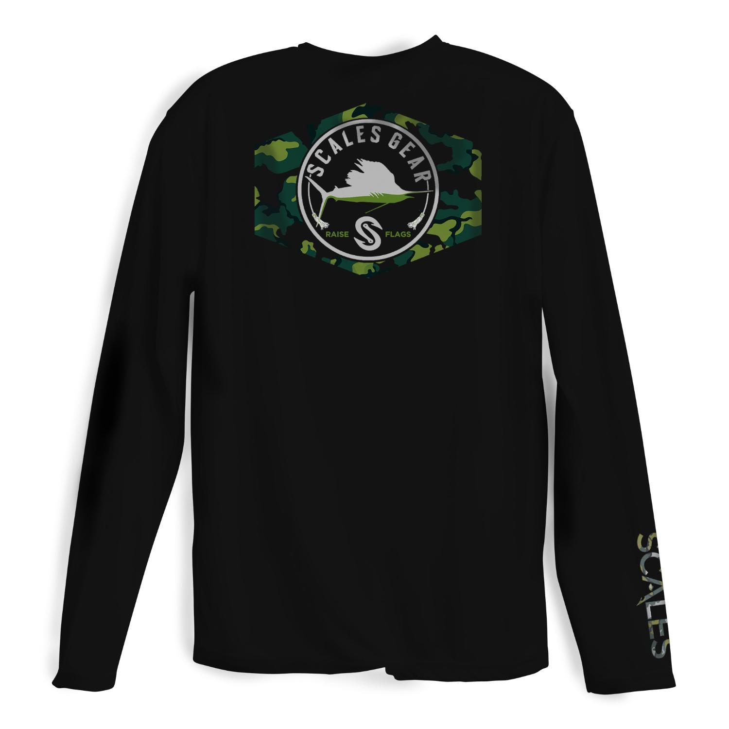 SCALES Men's Sail Camo Performance Shirt