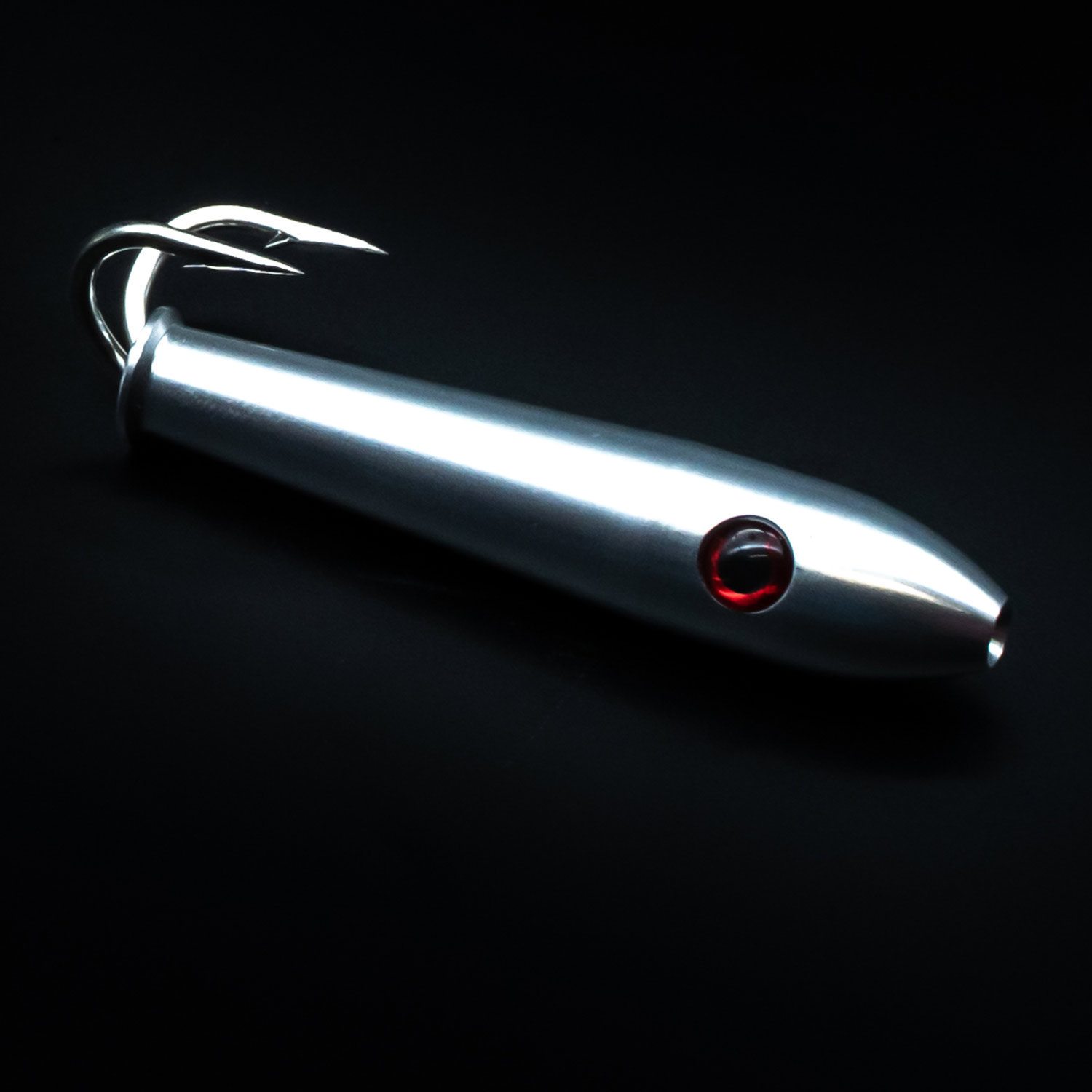 RED EYE TROLLING LURES Small Stainless 2" Tuna Stick Polished