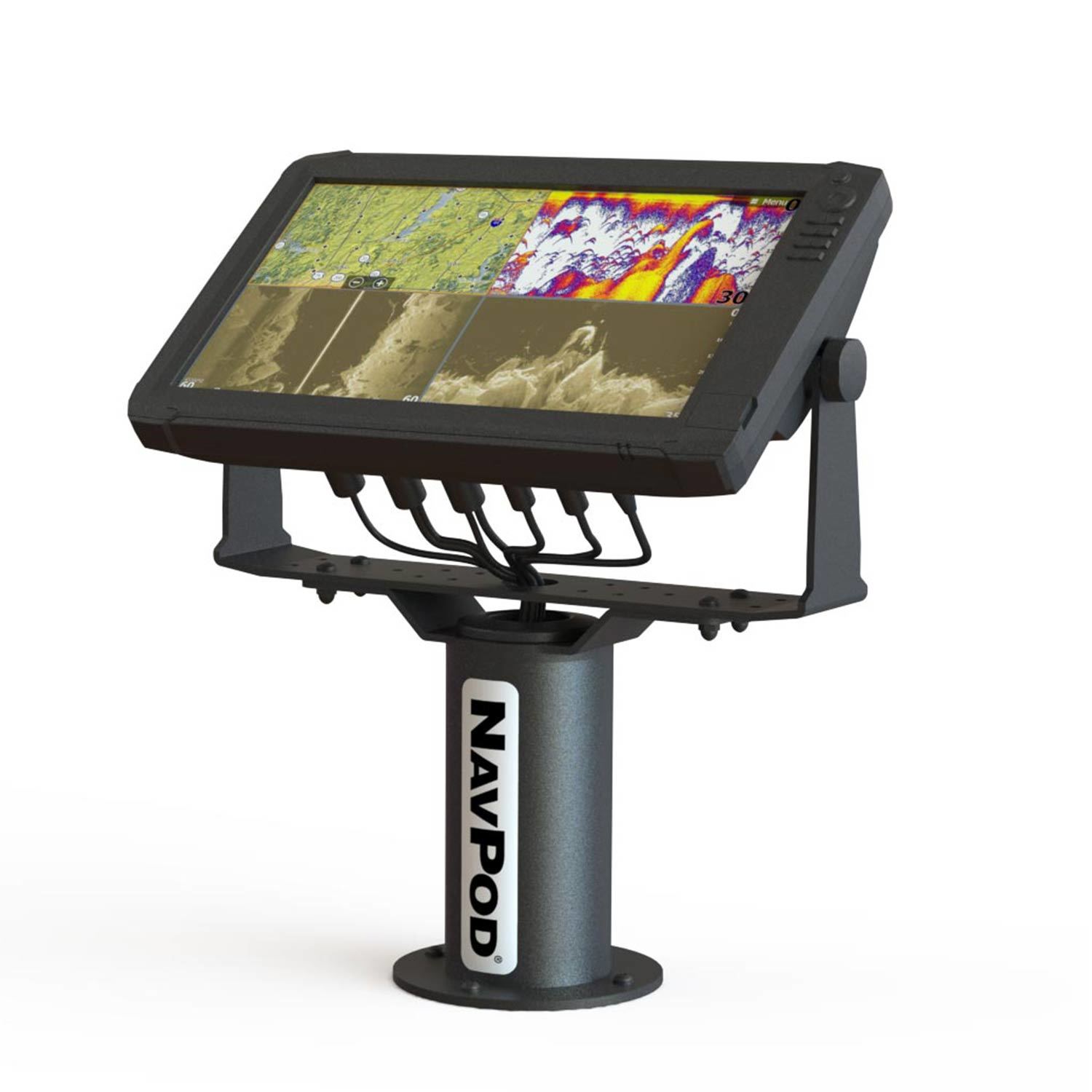 NAVPOD Pedestal Mount Pre-Drilled Mounting Pedestal and Mounting Plate ...