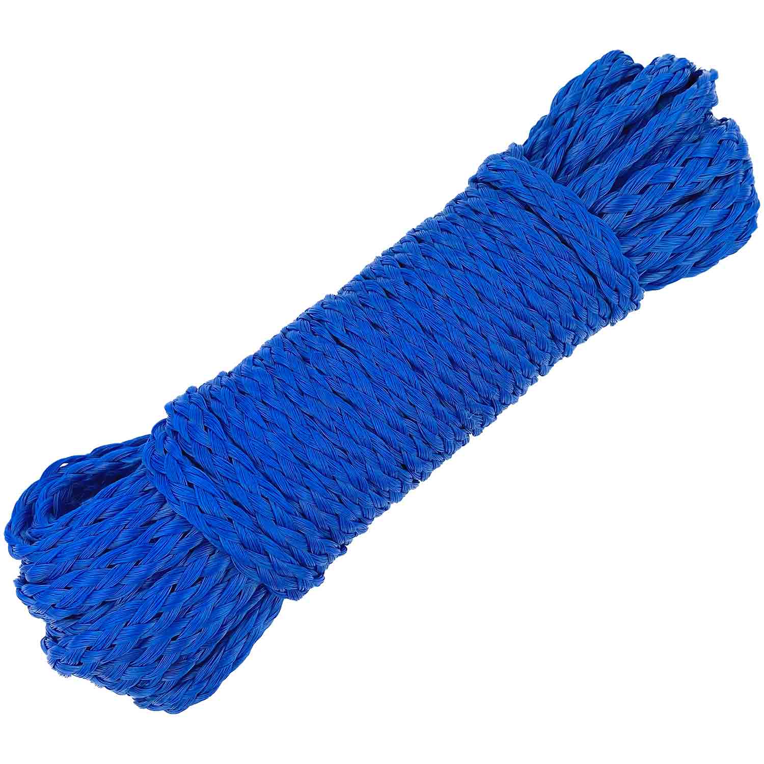 SEAFIT 1/4" x 40' Utility Line, Hollow Braid Polypropylene, Blue