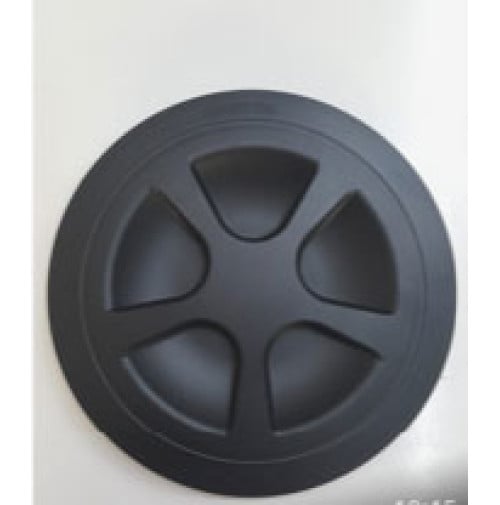 SEAFLO MARINE Round Shape Non-Slip Inspection Hatch, 6 Inch, Black