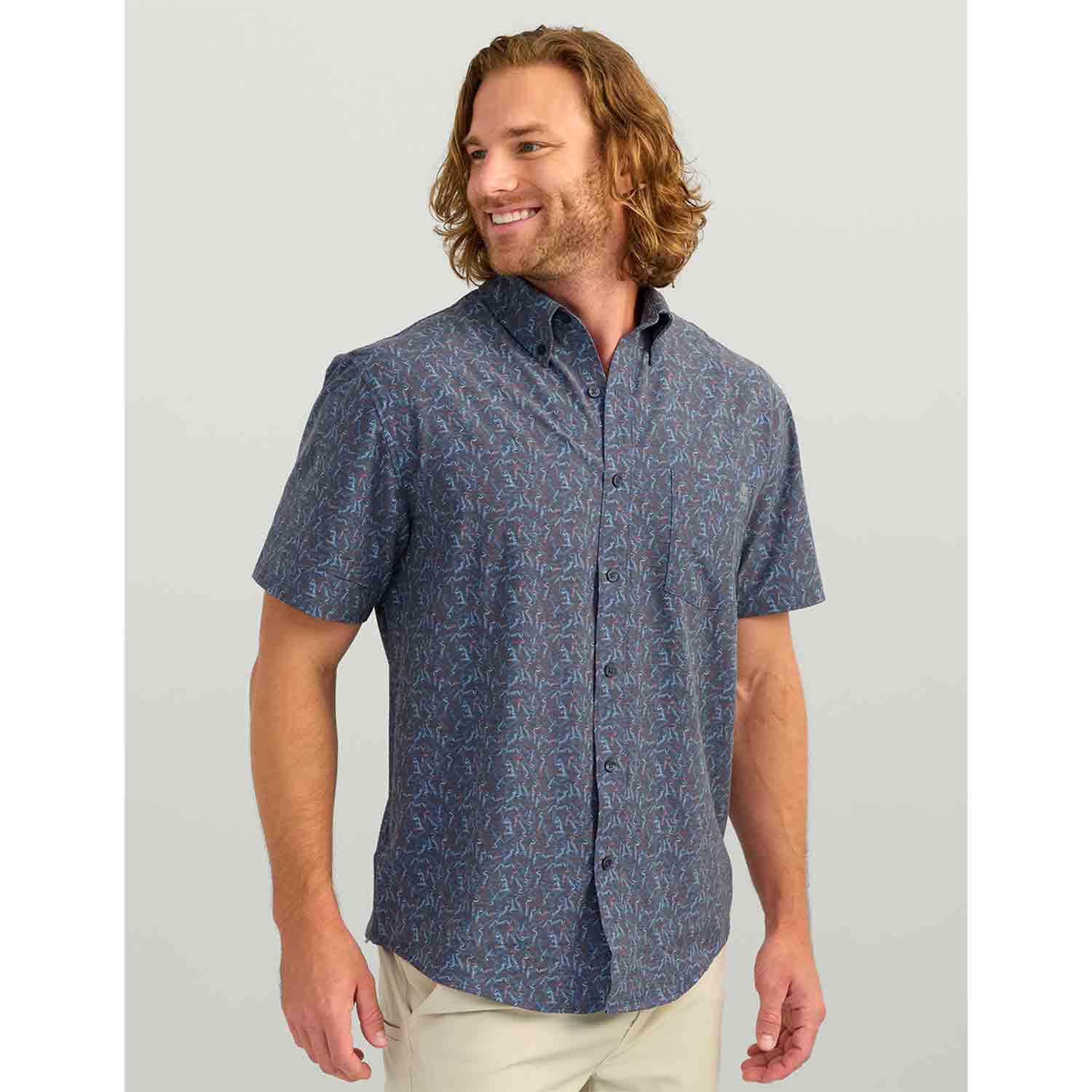 HUK Men's Kona Printed Shirt