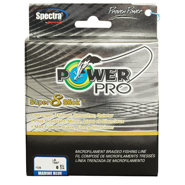 POWER PRO Super 8 Slick Braided Fishing Line, 50Lb