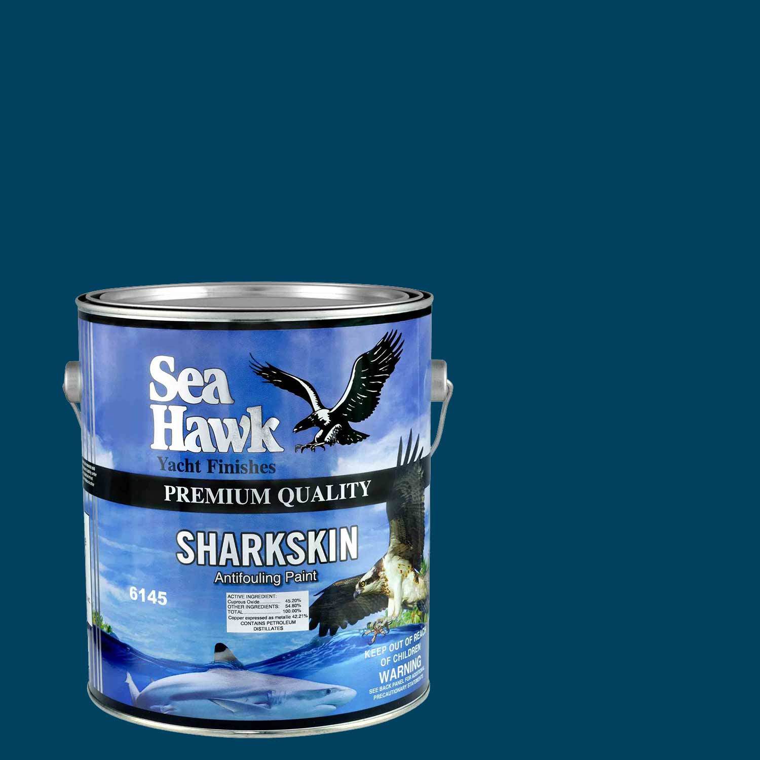 SEA HAWK Sharkskin Antifouling Paint, Dark Blue, Gallon