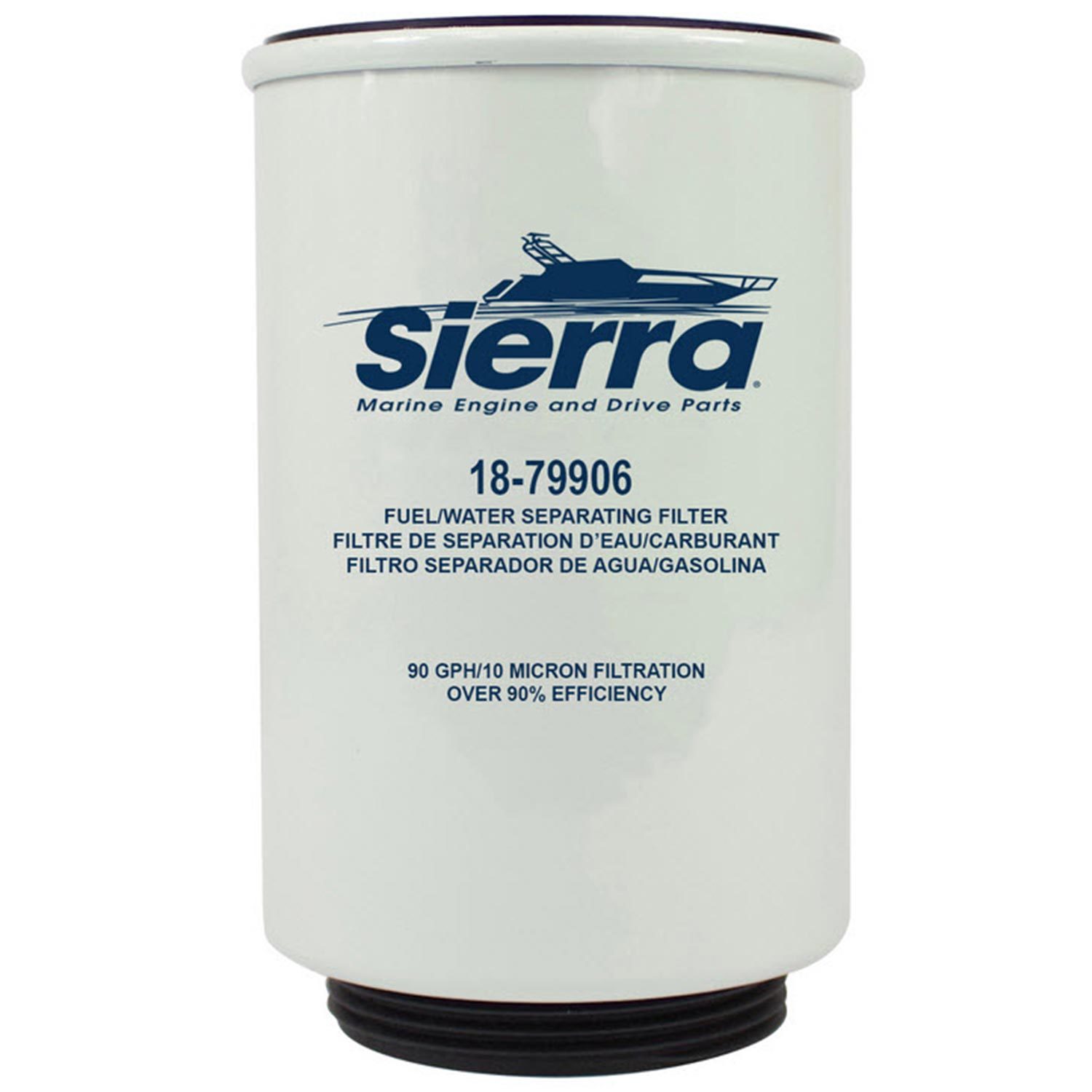 SIERRA 18-79906 Fuel Filter/Water Separator, 10 Micron
