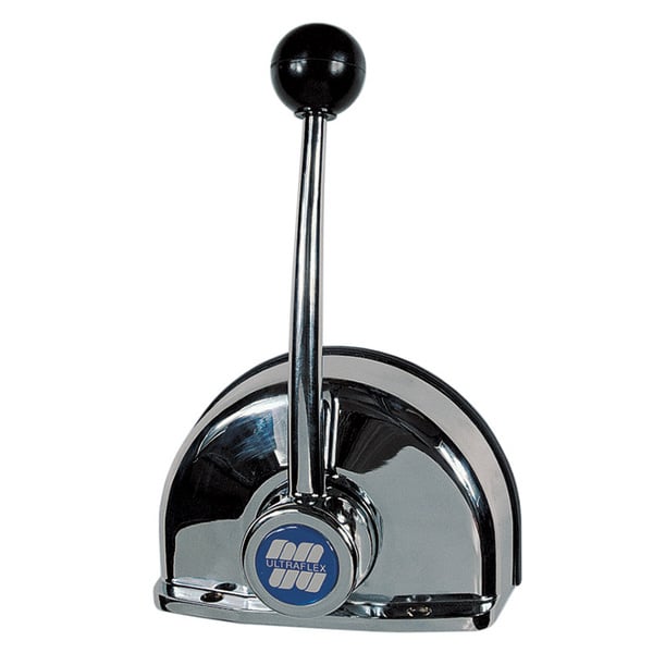 UFLEX USA Single Lever Chrome Top-Mount Engine Control