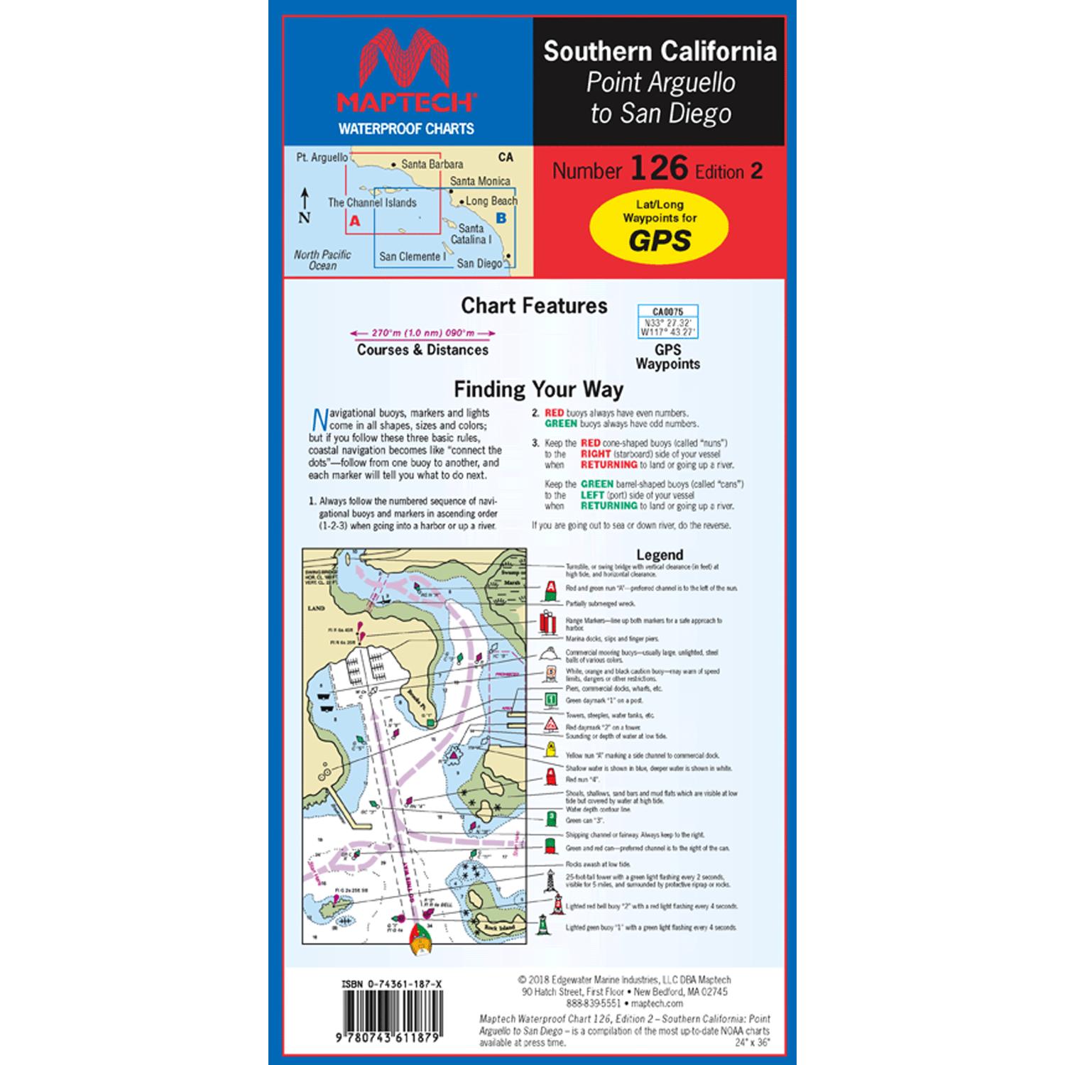 MAPTECH WPC126-02WMDS Southern California Point Arguello to San Diego ...