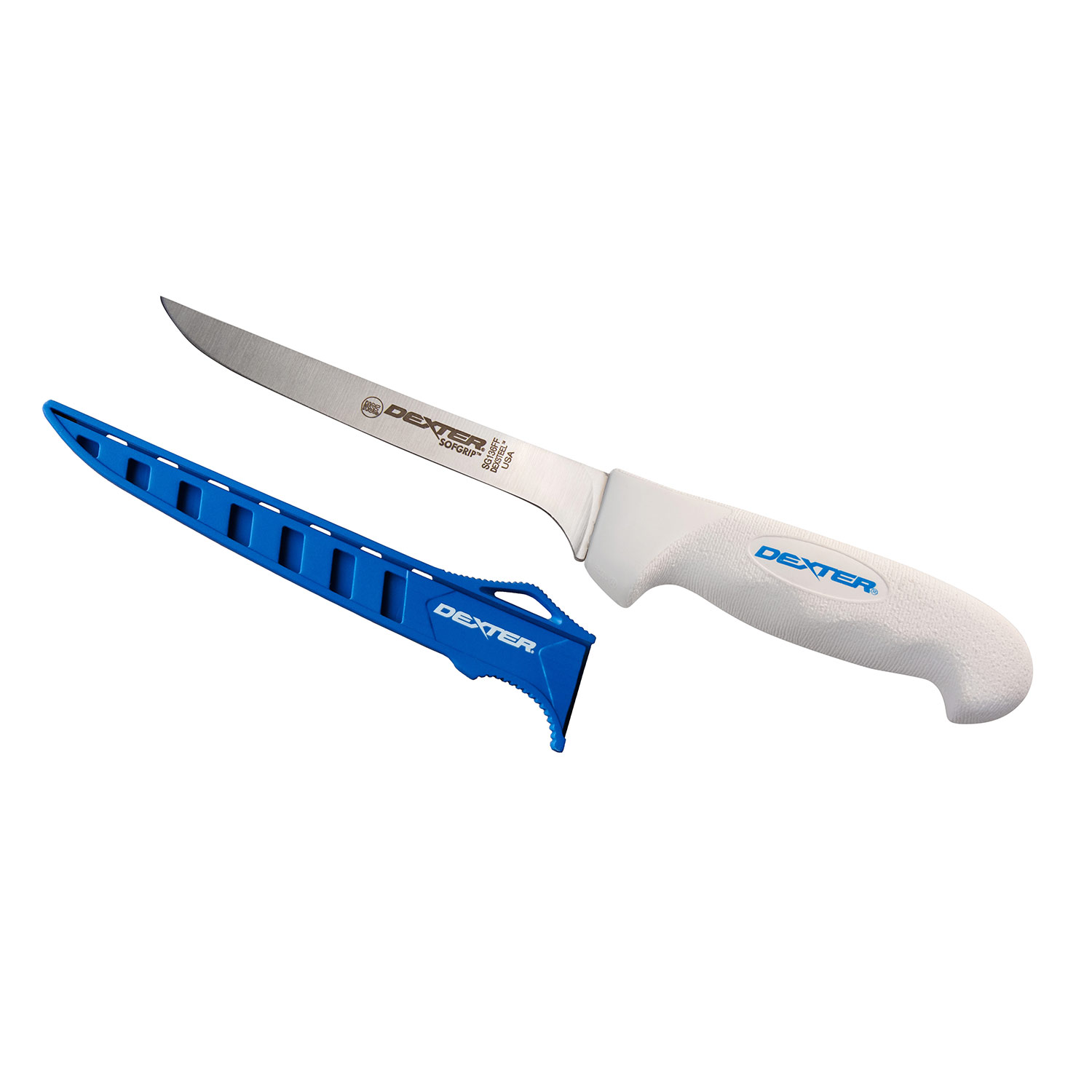 DEXTER-RUSSELL 6" Sofgrip® Flexible Fillet Knife with Edge Guard