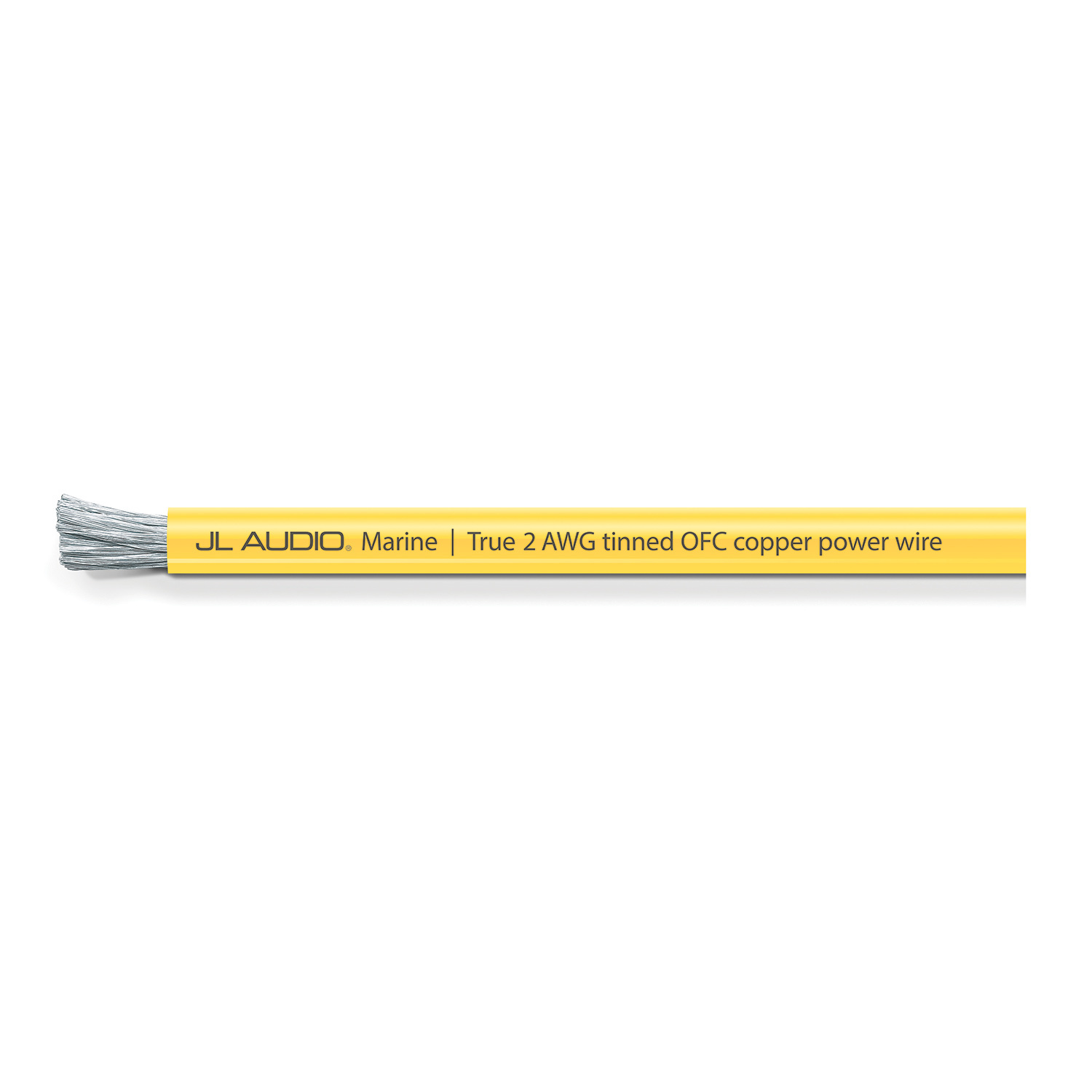 JL AUDIO XM-YPW2-50: 50 ft (15.2 m) Spool of ABYC Yellow Power Wire, 2 AWG