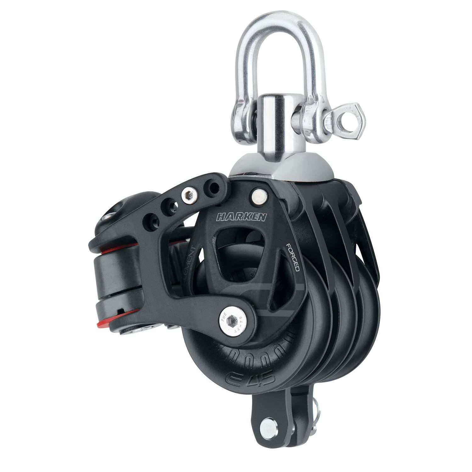 HARKEN 45mm Element Triple Block with Cam Cleat and Becket