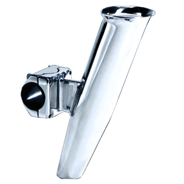 C E SMITH Stainless Steel Mid-Mount Clamp-On Rod Holder, Fits 1-1/4" or ...