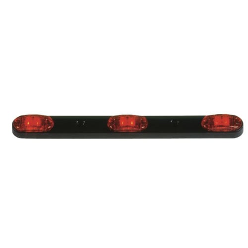 GROTE INDUSTRIES Tri-Bar LED Light Bar with Red Lens