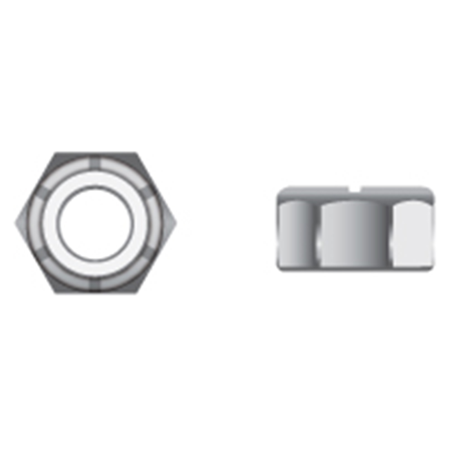 FASCO FASTENER 7/16-20 Stainless Steel Fine Thread Nylon Insert ...