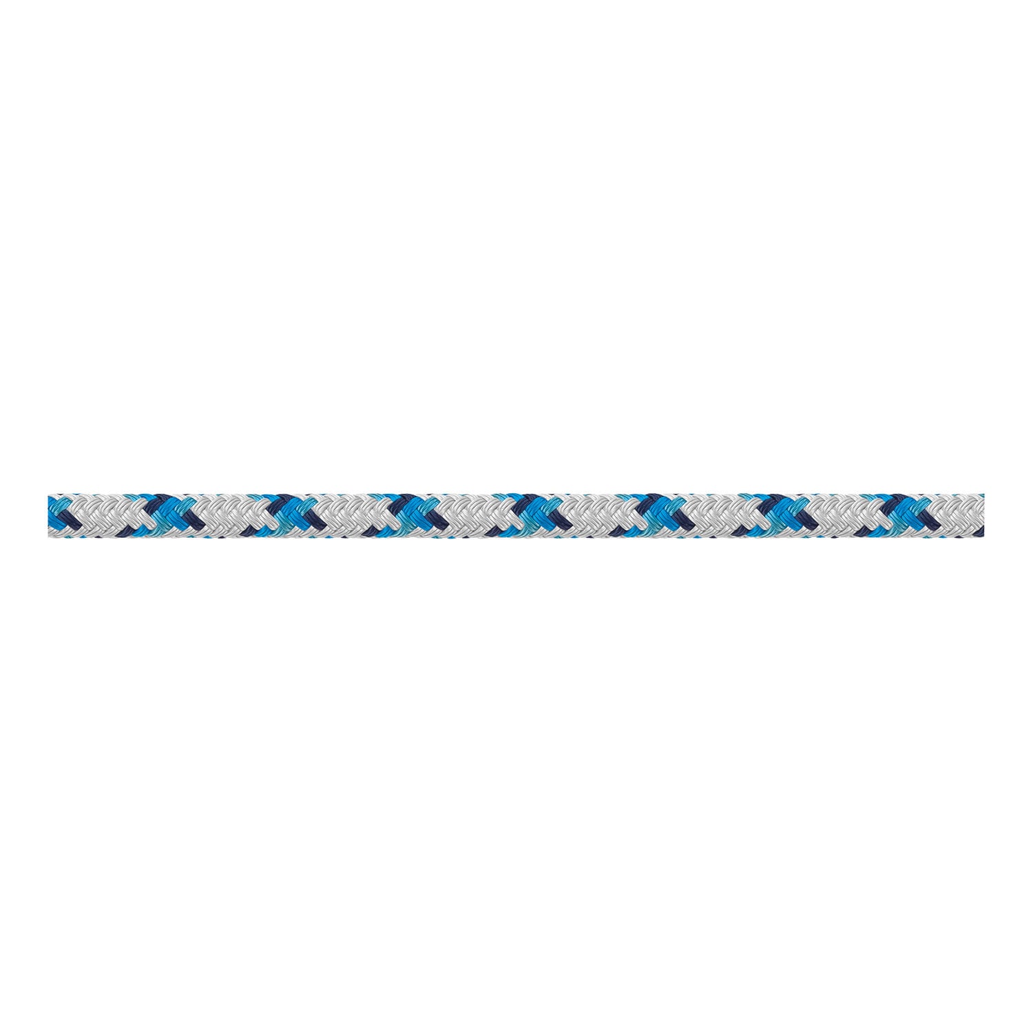 SAMSON ROPE 14mm Dia. XLS3 Double Braid Line, Blue, Sold by the Foot
