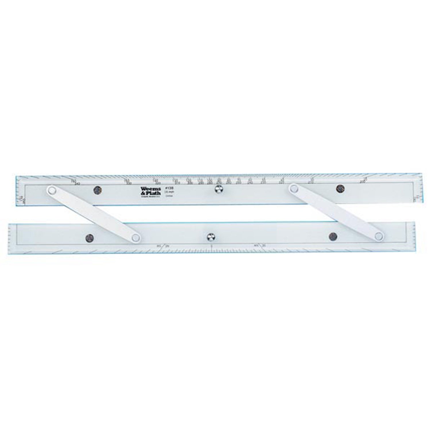 WEEMS & PLATH Aluminum Arm Parallel Ruler, 18"
