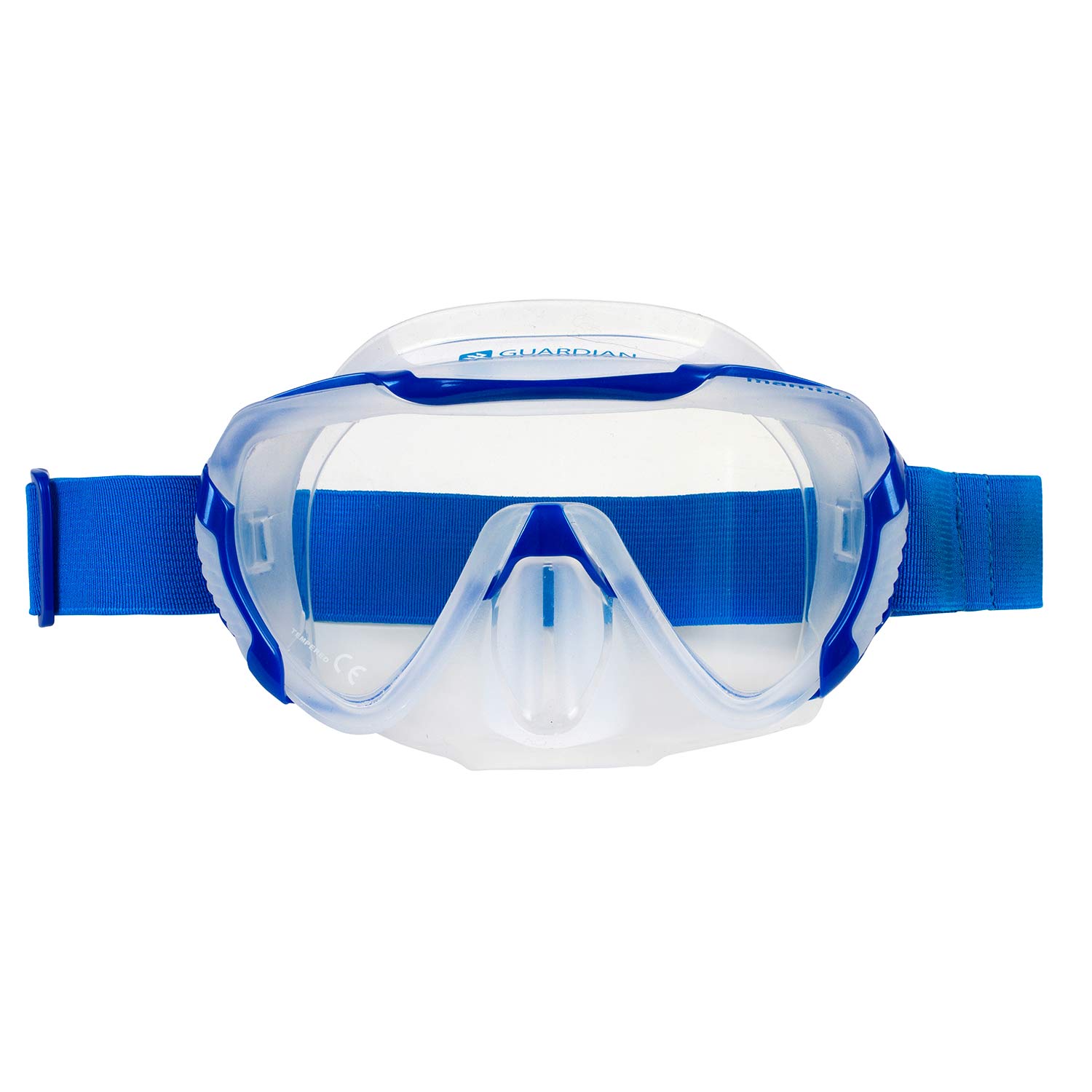 GUARDIAN SCUBA MAMBO Adult Mask, Clear/Blue