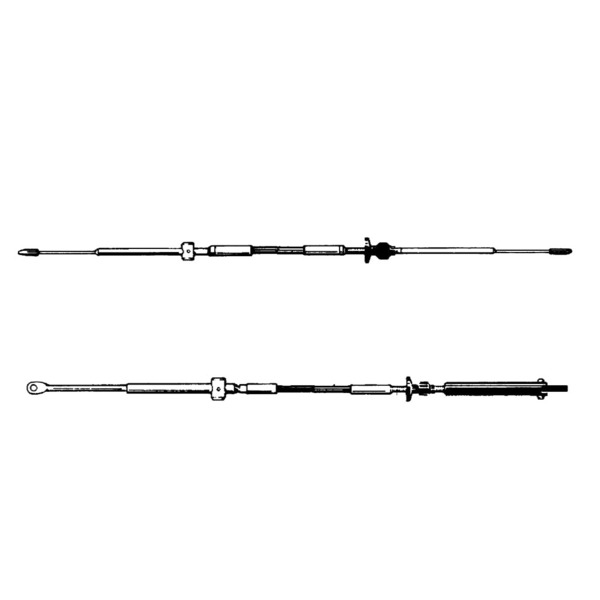 UFLEX USA C14 Engine Control Cables for Johnson, Evinrude & OMC Engines ...