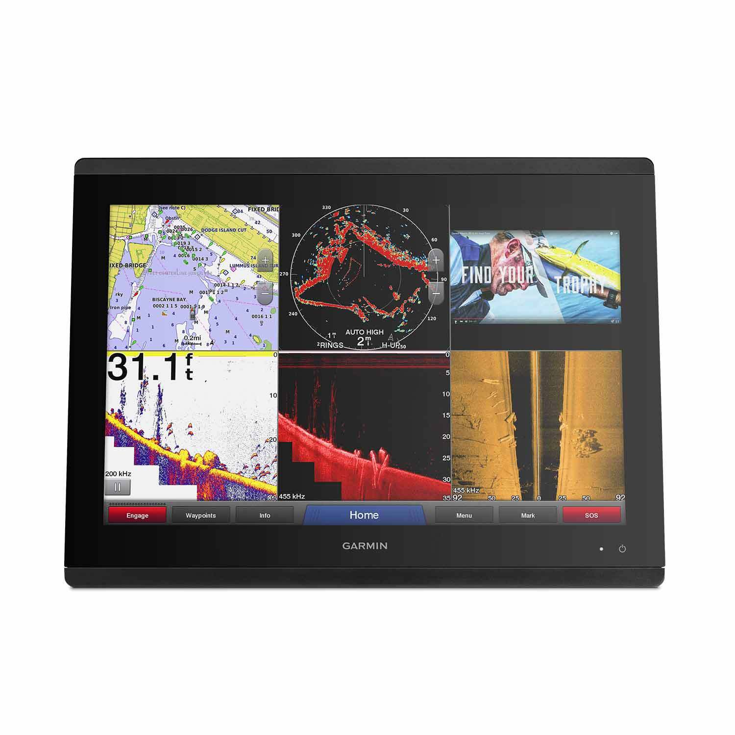GARMIN GPSMAP 8617 Multifunction Display with BlueChart g3 Charts