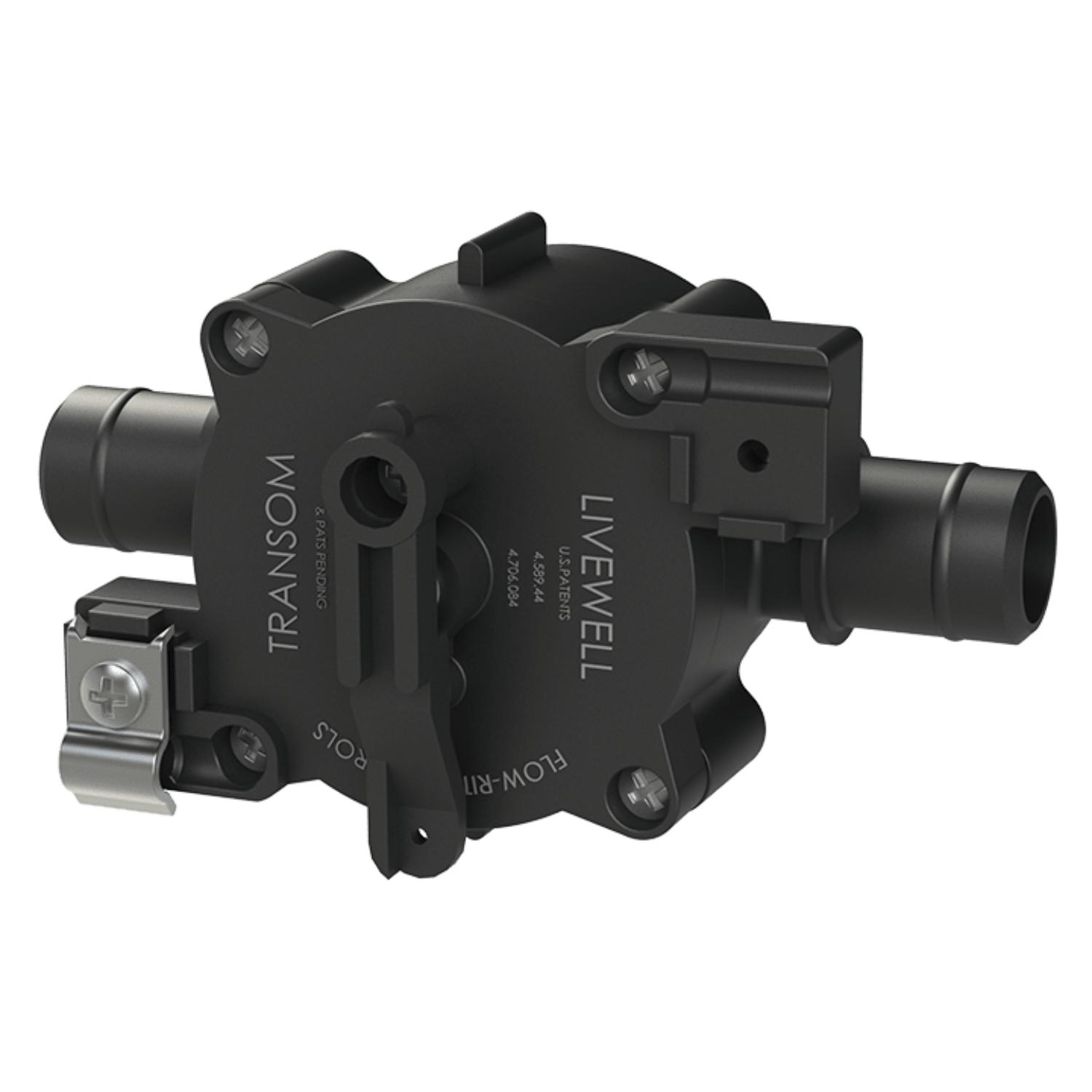 FLOW-RITE Livewell Control Valve, Rear Cable, Fill/Empry/Recirculating