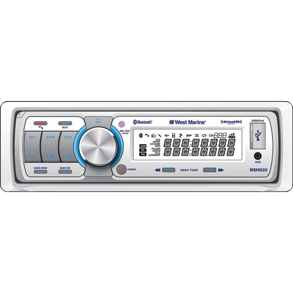 WEST MARINE WM4000 Bluetooth Marine Stereo Receiver