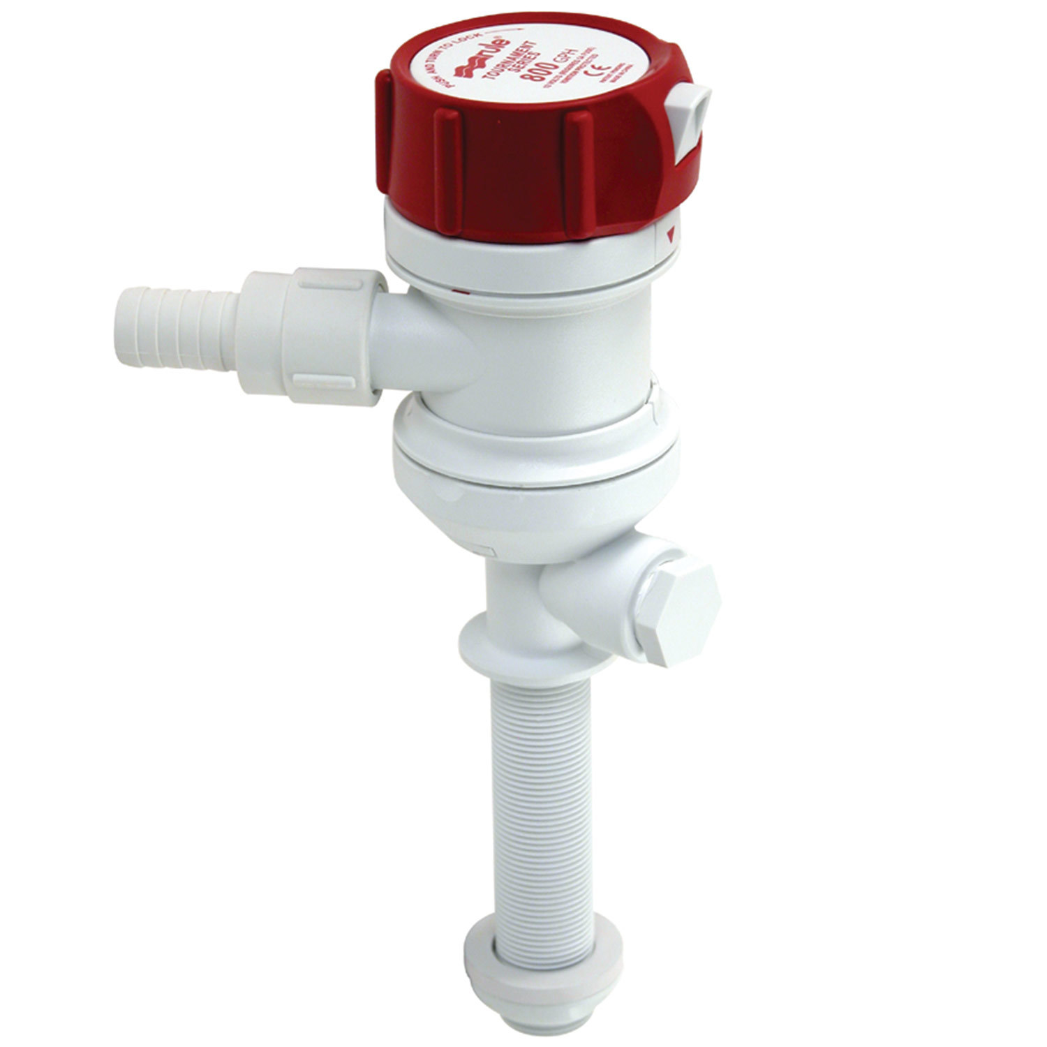 Rule 800 GPH FC Tournament Livewell/Baitwell Pump – 24 V