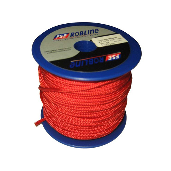 ROBLINE 2mm Polyester Braid Mini-Spool, Red