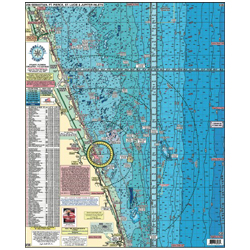 HOME PORT CHARTS #42, Raritan Bay and Ocean out 20 Miles from Jones ...
